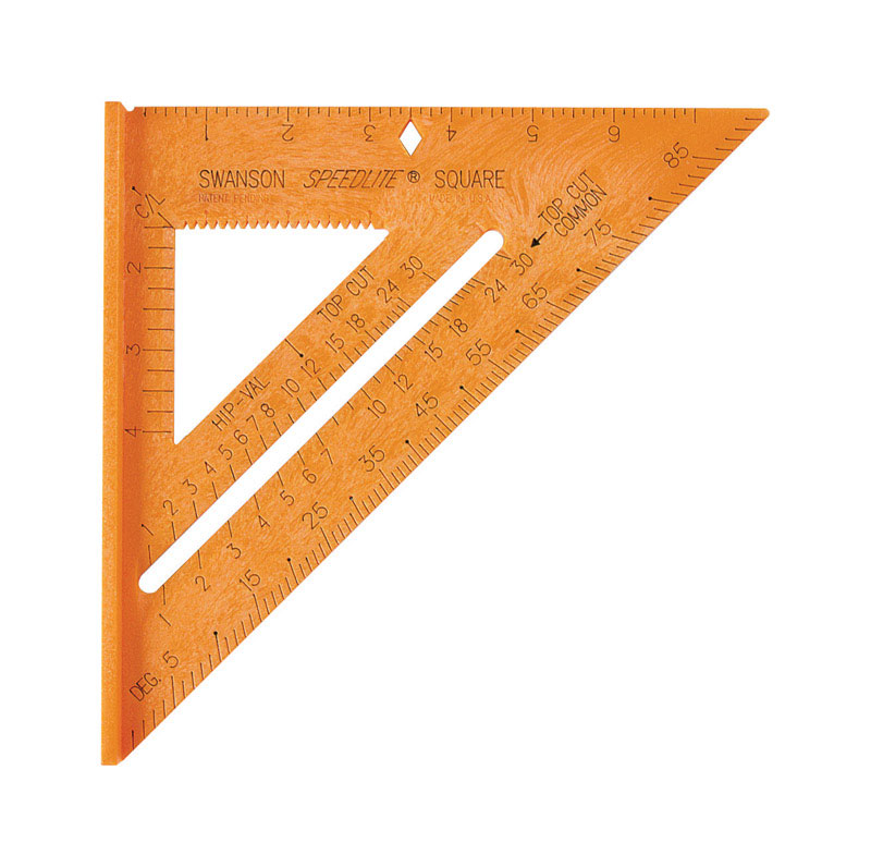 Product: Swanson Plastic Speed Square Gray 8 In. L