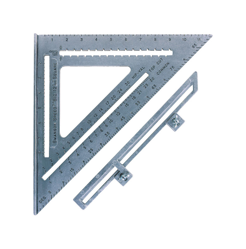 Product: Swanson Plastic Speed Square Gray 8 In. L